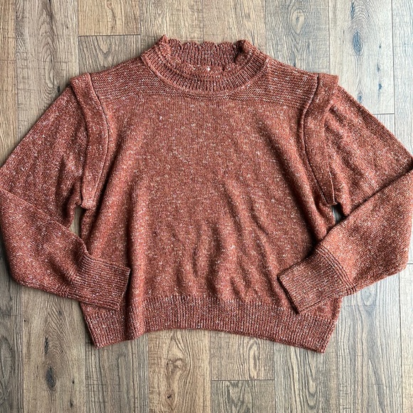 a.n.a | Sweaters | Nwt Ana Burnt Orange Rust Sweater Womens Xxl High ...